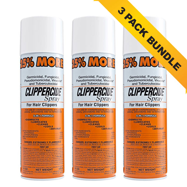 CLIPPERCIDE SPRAY 15 OZ 3 PACK BUNDLE – True Barber Supply
