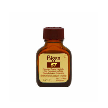 BIGEN PERMANENT POWDER HAIR COLOR #57 DARK BROWN – True Barber Supply