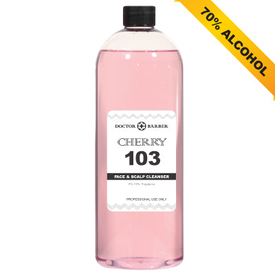 DR. BARBER PREMIUM ALCOHOL 70% CHERRY 34 OZ. – True Barber Supply